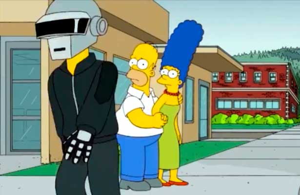 EDM Culture Everywhere: Daft Punk x The Simpsons - Magnetic Magazine