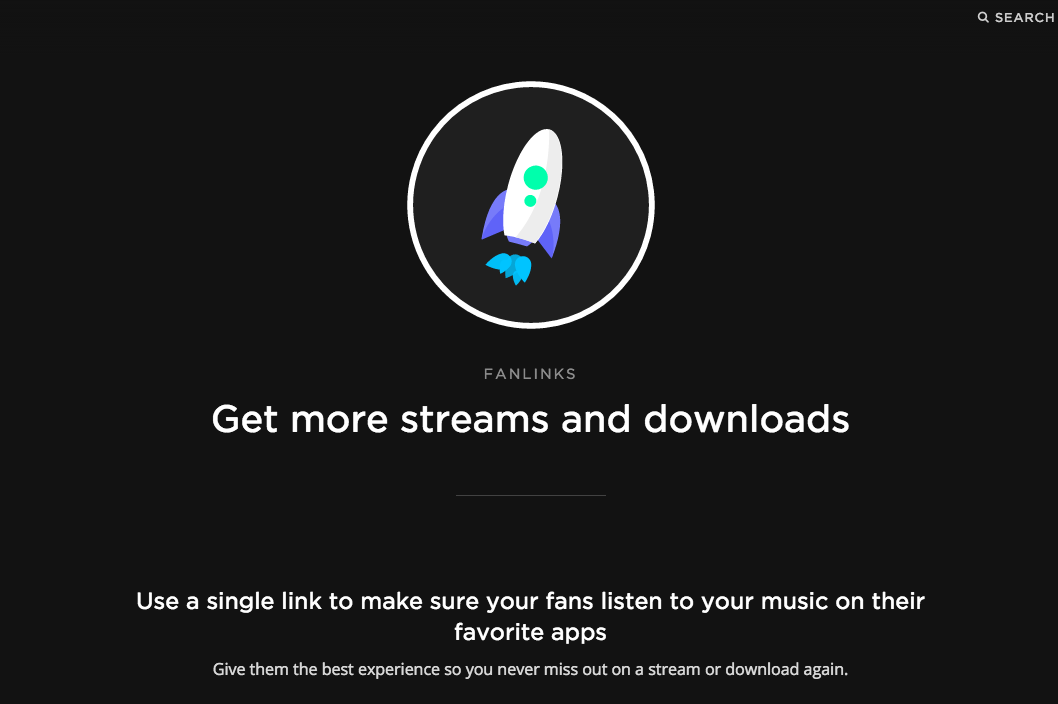 ToneDen Launches New "FanLinks" With Links To All Services