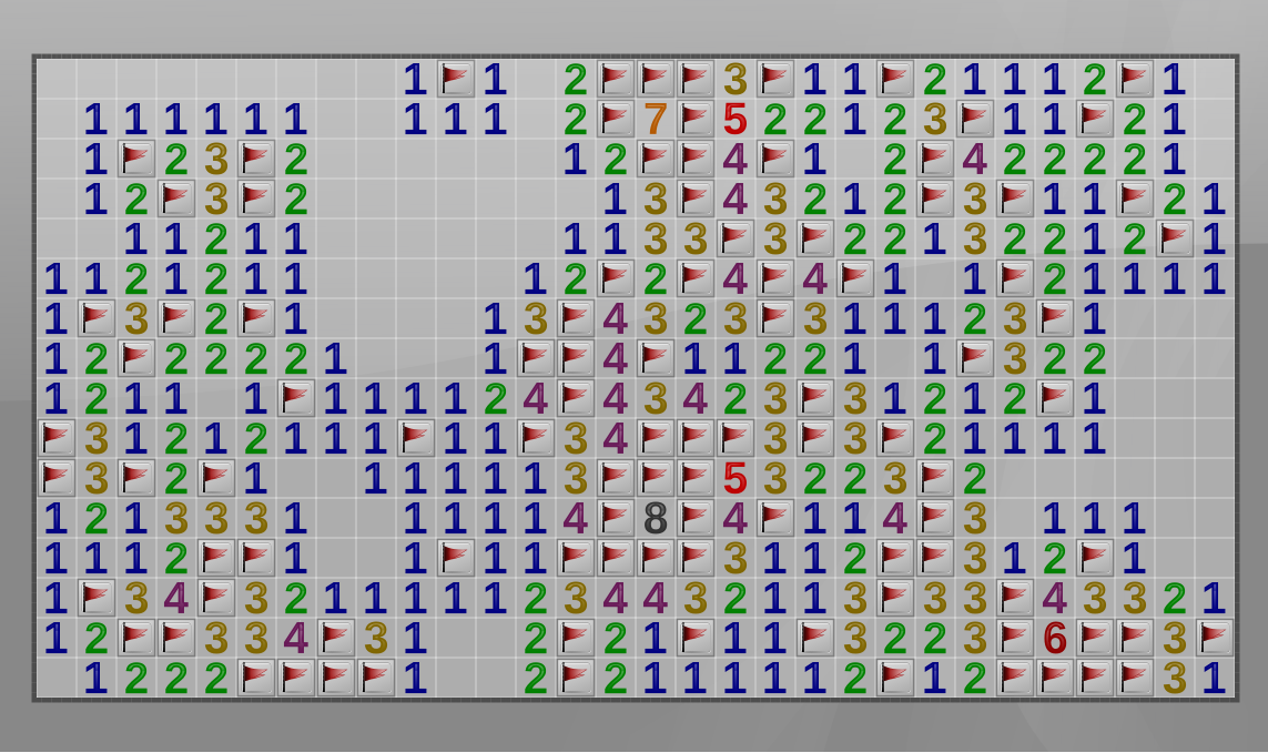 Inside the Grid: An Analytical Deep Dive into Minesweeper on 1000 Mines ...
