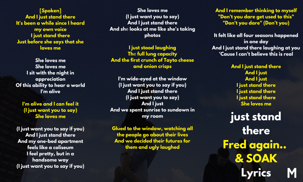 Fred Again.. Just Stand There Lyrics And Meaning: Merging Words And ...
