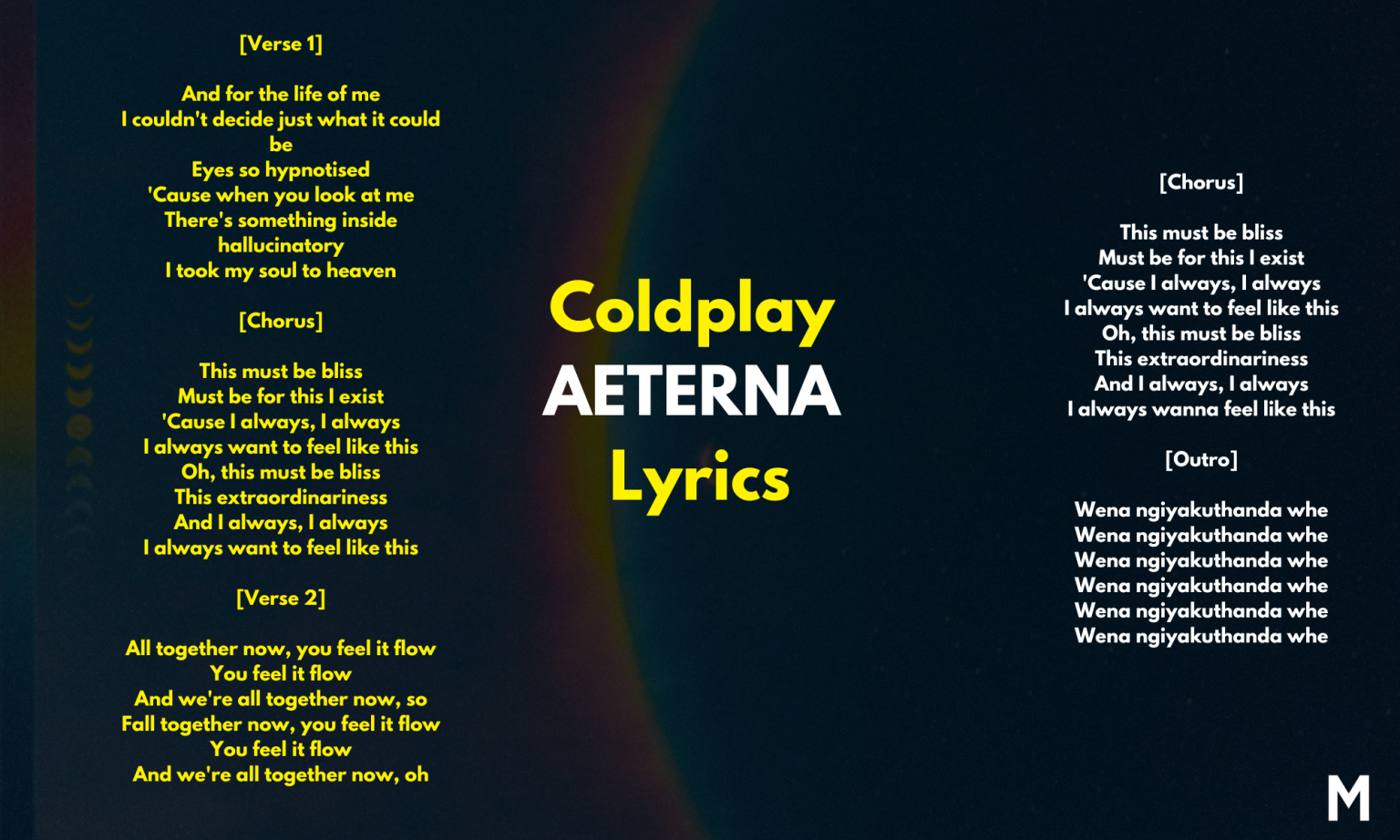Coldplay AETERNA Lyrics And Meaning: What Timeless Poets Can Teach Us ...