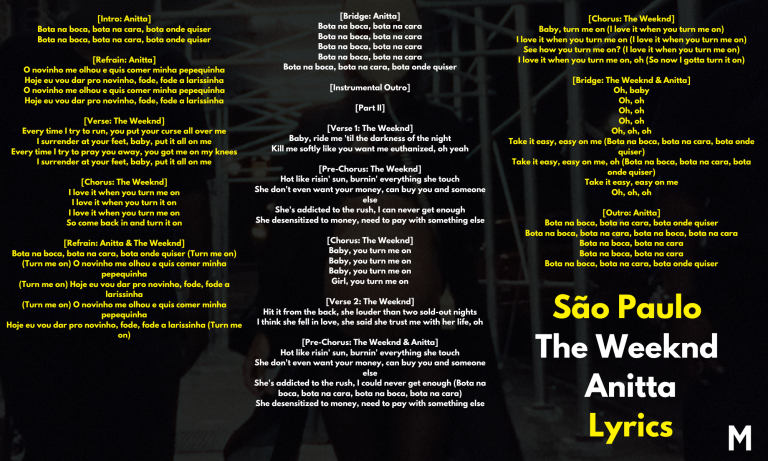 São Paulo The Weeknd Lyrics and Meaning: Exploring Passion and Control ...