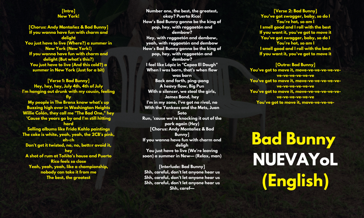 Bad Bunny NUEVAYoL Lyrics and Meaning: Heritage and Hedonism Explored