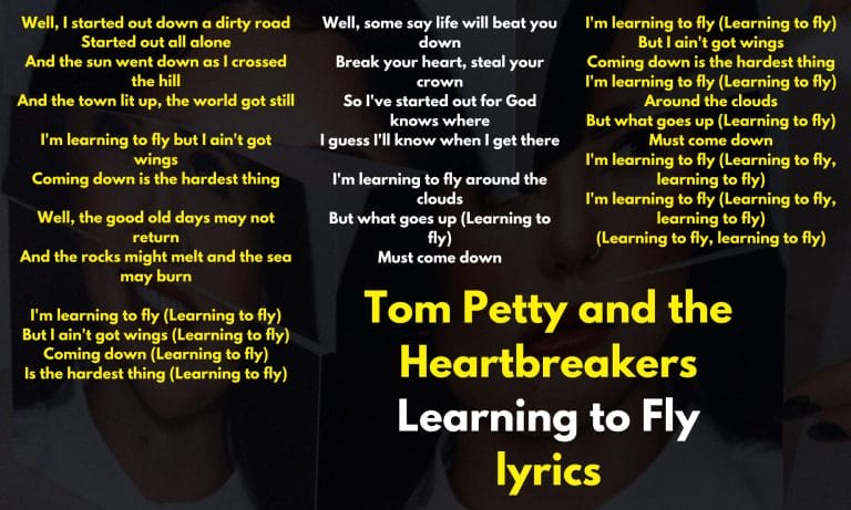 Learning to Fly Tom Petty and the Heartbreakers Meaning: No Wings, No ...