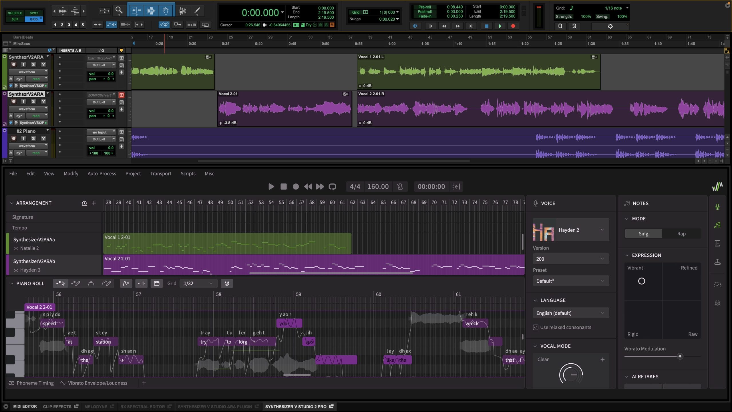 Synthesizer V Studio 2 Pro 2.1.0 Drops with Full ARA for Pro Tools—Here ...