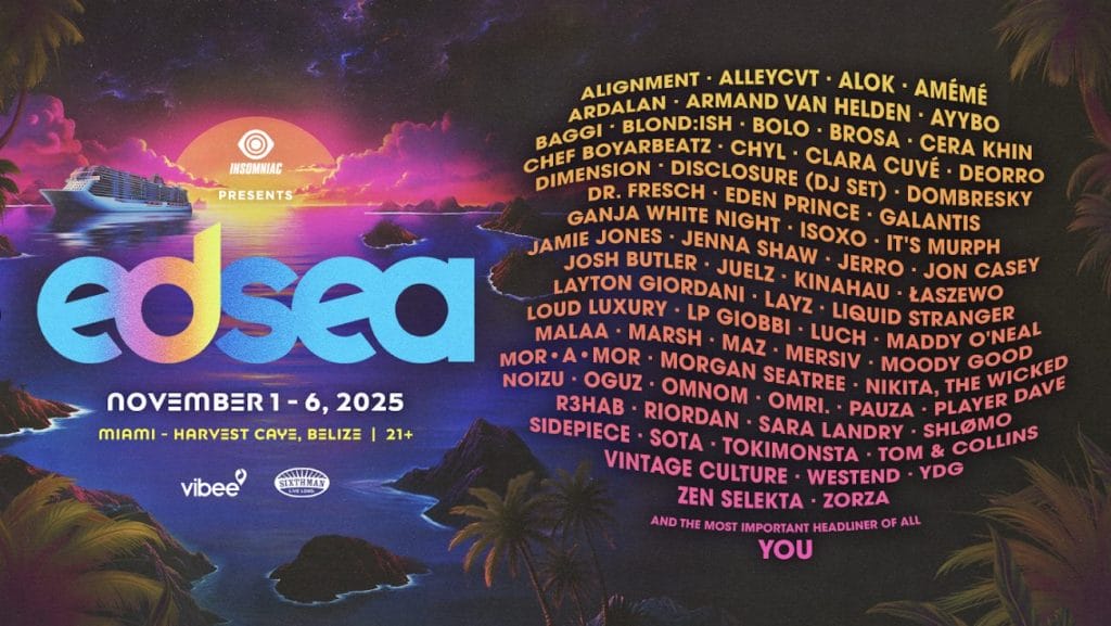 EDSea Sells Out as Insomniac Drops Massive 2025 Lineup Featuring ...