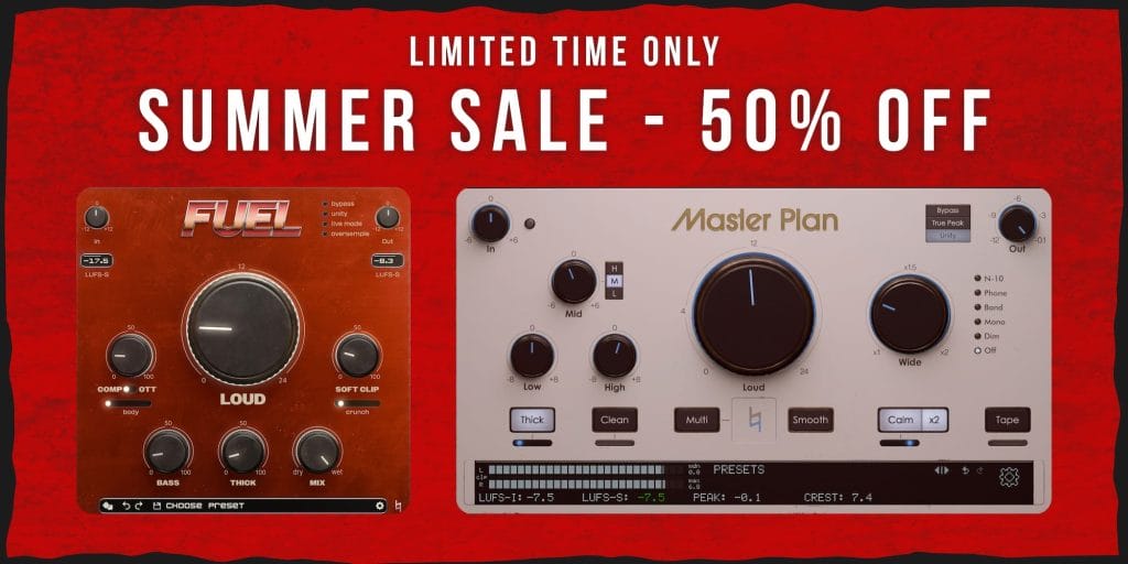 Massive 50% Off Musik Hack Plugins - Master Plan and FUEL Are Now Half ...