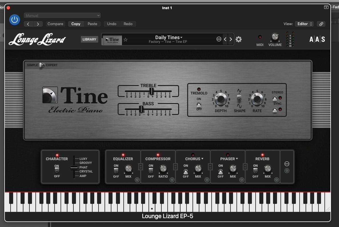 AAS Lounge Lizard EP-5 Review: A Powerful Synth Disguised as an Electric Piano Emulator ...